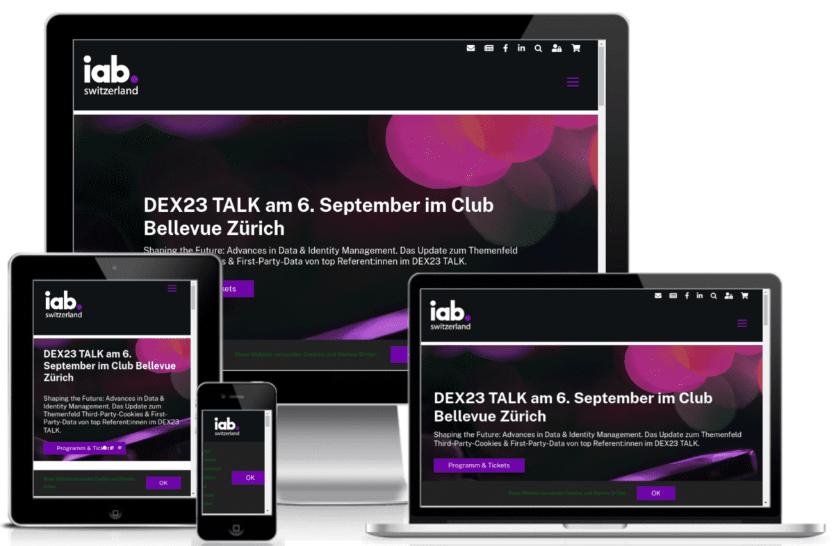 Neuerstellung der Website der IAB Schweiz